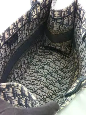Dior 2010s Medium Book Tote Oblique Tote Bag