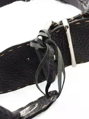 Fendi 2010s Selleria Leather Shoulder Bag