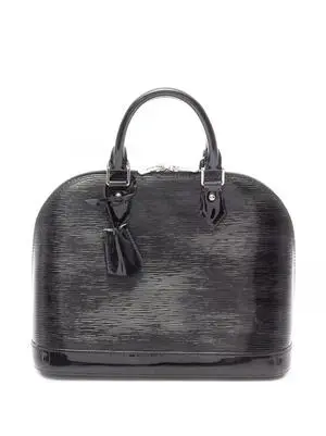 LOUIS VUITTON Louis Vuitton Epi Electric Alma PM Tote Bag Black