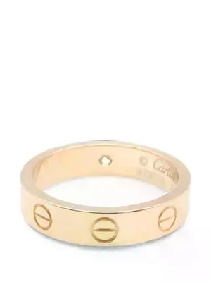Cartier 18kt Gold Diamond Ring - Pink