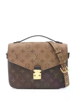 LOUIS VUITTON 2010s Metis Monogram Reverse Shoulder Bag - Brown