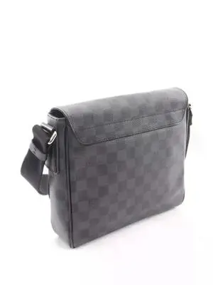 LOUIS VUITTON District Pm Damier Graphite Shoulder Bag - Grey