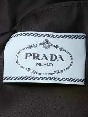 Prada 2010s Re-nylon Triangle Logo Hooded Jacket