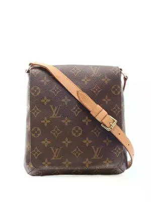 LOUIS VUITTON 2002 Monogram Musette Salsa Shoulder Bag - Brown