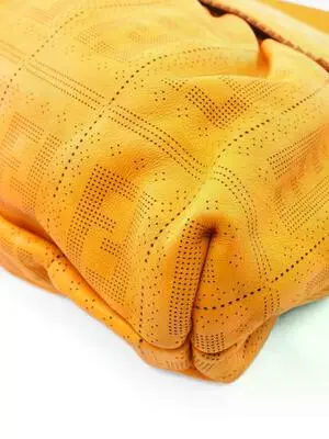 Fendi 2010s Zucca Punching Shoulder Bag