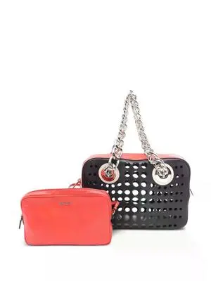 Prada City Fori Perforated Shoulder Bag