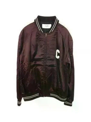 Celine 2010s Souvenir Teddy Bomber Jacket - Brown