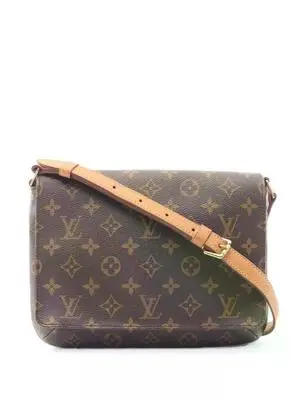 LOUIS VUITTON Musette Tango Monogram Shoulder Bag - Brown