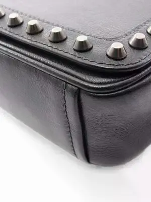 Prada Glace Calf Studded Shoulder Bag