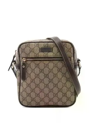 Gucci Gg Supreme Canvas Cross Body Bag - Neutrals