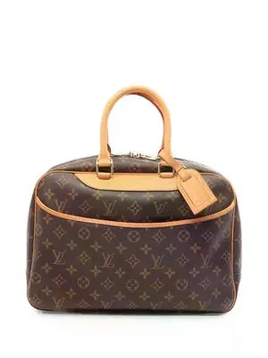 LOUIS VUITTON 2010s Monogram Deauville Handbag - Brown