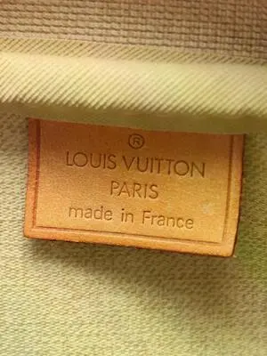 LOUIS VUITTON Monogram Deauville Handbag - Brown