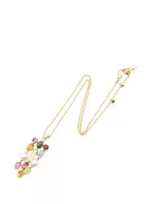 BVLGARI 18k Yellow Diamond And Multi-stone Necklace - Gold