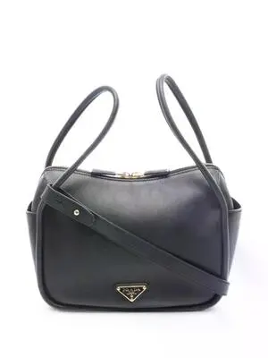 Prada 2010s Darling Leather Shoulder Bag - Black