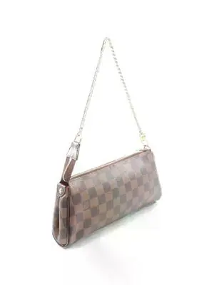 LOUIS VUITTON 2012 Eva Damier Ebene Shoulder Bag - Brown