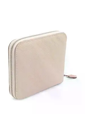 Hermès 2022 Azap Compact Epsom Leather Wallet - Neutrals