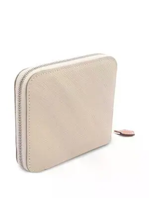 Hermès 2022 Azap Compact Epsom Leather Wallet - Neutrals
