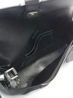 Balenciaga Downtown Shoulder Bag - Black