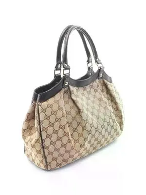 Gucci 2010s Sukey Gg Canvas Tote Bag