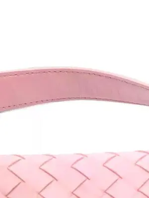 Bottega Veneta 2010s Intrecciato Shoulder Bag - Pink