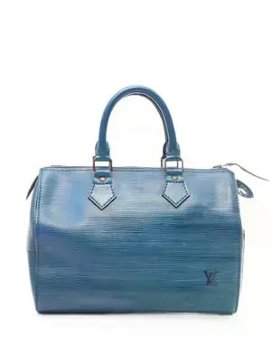 LOUIS VUITTON 1992 25 Speedy Epi-leather Tote Bag - Blue