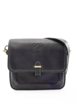 Loewe Anagram Embossed Leather Crossbody Bag