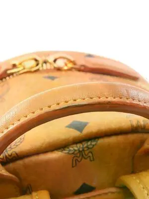 Mcm Visetos Studded Leather Backpack