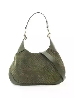 Gucci 2010s Micro Gg Guccissima Hobo Bag - Green