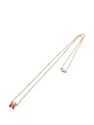 Hermès 2010s Mini Pop H Necklace - Pink
