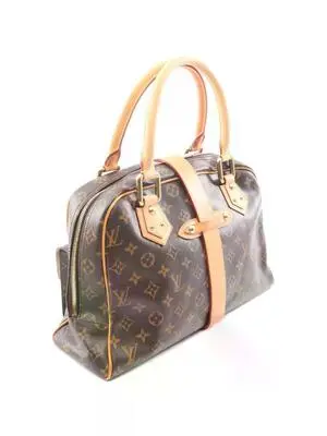 LOUIS VUITTON Monogram Manhattan Gm Tote Bag - Brown