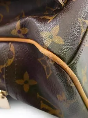LOUIS VUITTON Monogram Manhattan Gm Tote Bag - Brown