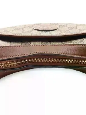 Gucci 2010s Gg Supreme Half-moon Handbag