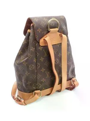 LOUIS VUITTON 2001 Mm Montsouris Monogram Backpack - Brown