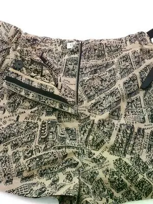 Dior 2010s Map Of Paris Shorts