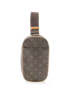 LOUIS VUITTON 2004 Monogram Pochette Ganju Belt Bag - Brown