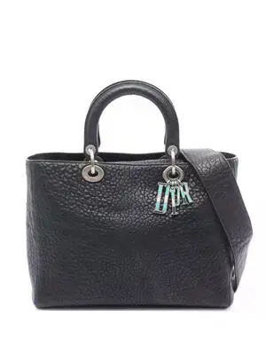 Dior 2000s Medium Diorissimo Tote Bag - Black