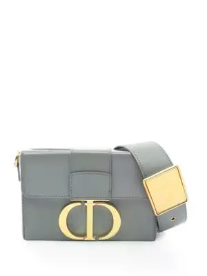 Dior 2000s 30 Montaigne Box Shoulder Bag - Grey