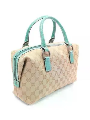Gucci 2000s Gg Canvas Handbag - Neutrals