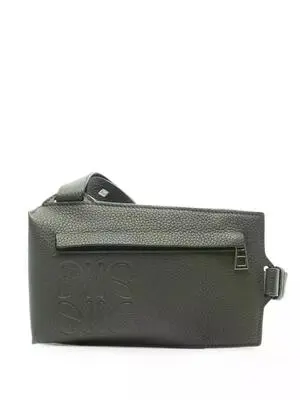 Loewe Vertical T-pocket Belt Bag - Green