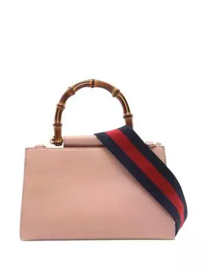 Gucci Bamboo Top Handle Handbag - Pink