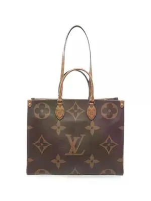 LOUIS VUITTON 2019 Monogram Giant On-the-go Tote Bag - Brown