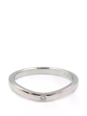 Cartier 2010s Ballerina Diamond Ring - Silver