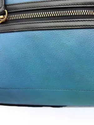Celine 2000s Micro Luggage Tote Bag - Blue