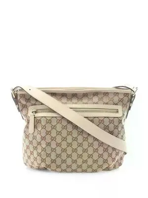 Gucci 2000s Gg Canvas Shoulder Bag - Neutrals