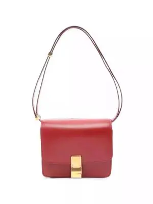 Celine Classic Box Shoulder Bag - Red
