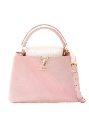 LOUIS VUITTON Capucines Bb Tote Bag - Pink