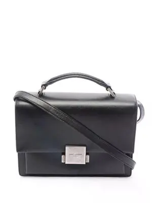 Saint Laurent 2000s Medium Bellechasse Two-way Leather Shoulder Bag - Black