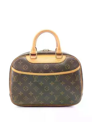 LOUIS VUITTON Louis Vuitton 2007 Trouville Monogram Tote Bag Brown