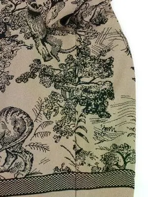 Dior Toile De Jouy Polo Shirt Dress - Neutrals