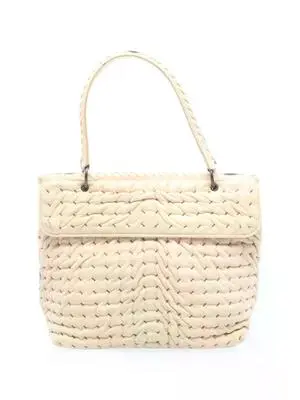 Bottega Veneta 2000s Intrecciato Tote Bag - Neutrals